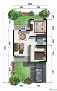12 Denah Rumah Type 45 yang Menarik & Modern - Lamudi