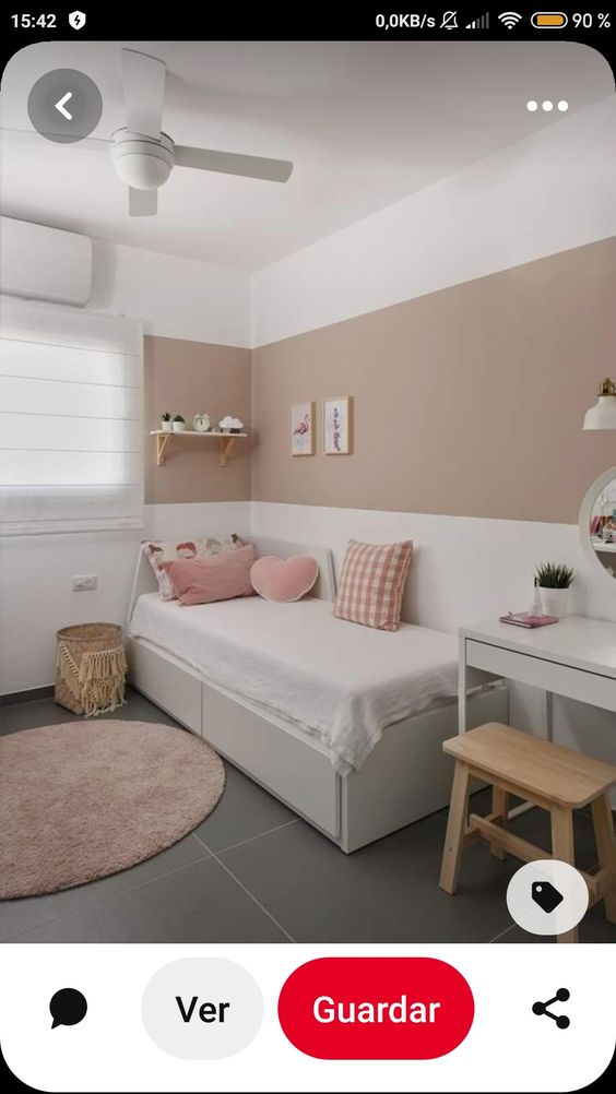 6 Ide Cat Kamar 2 Warna Garis yang Menarik - Lamudi