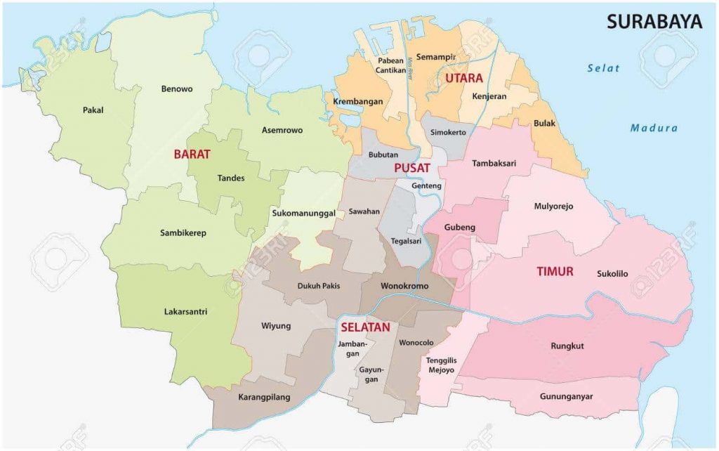 Peta Surabaya Lengkap dengan Nama Jalan - Lamudi