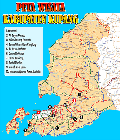 Peta Kupang Lengkap dengan Nama Kecamatan - Lamudi