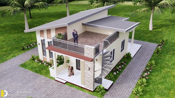 Keuntungan & 13 Inpirasi Desain Rumah Atap Miring Satu Sisi - Lamudi