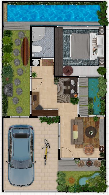 9 Denah Rumah Ukuran 8x12 Terbaru untuk Hunian Modern - Lamudi