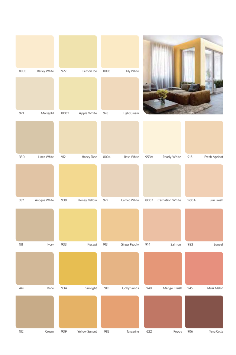 Keunggulan dan Pilihan Katalog Warna Cat Vinilex - Lamudi