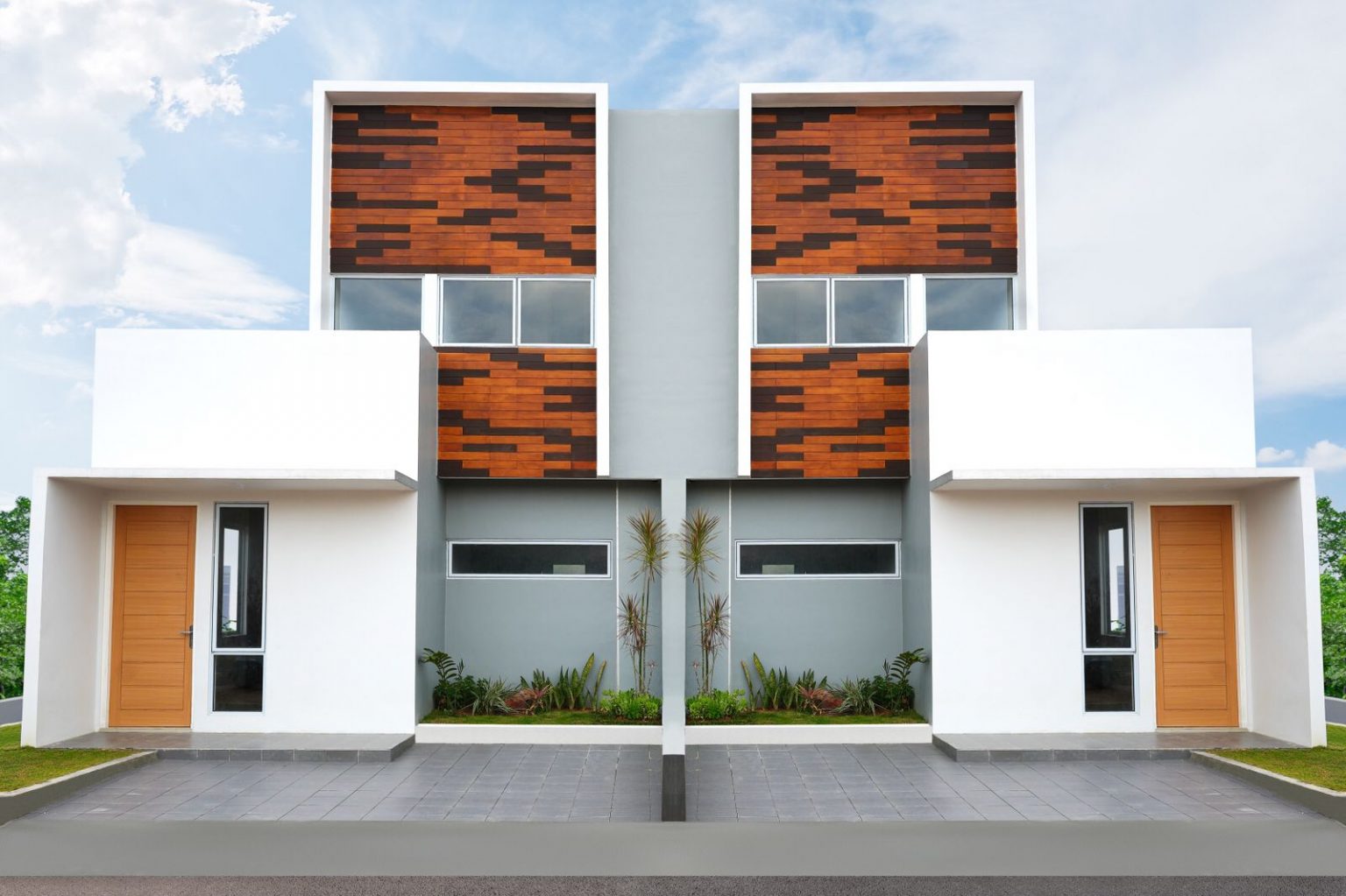 7 Desain Fasad Rumah 2 Lantai Terbaru - Lamudi